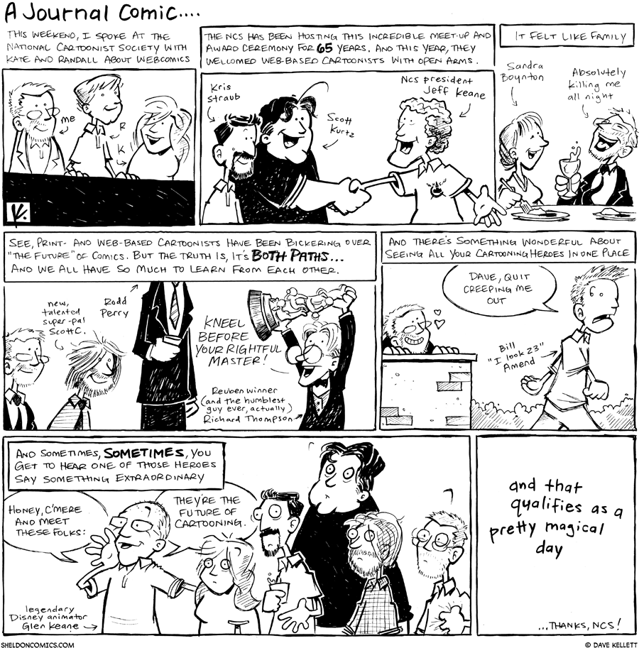 A journal comic... - Sheldon® Comic Strip