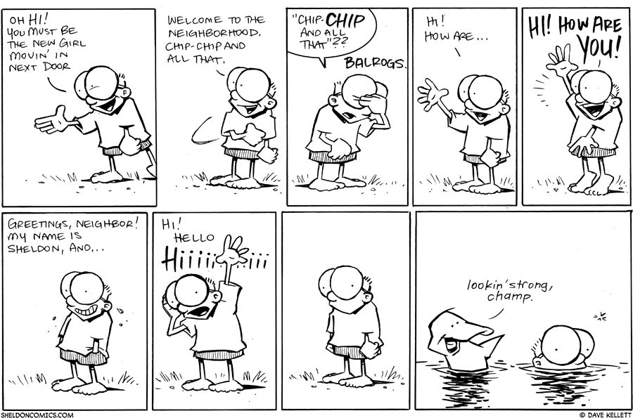 Sheldon decides to... - Sheldon® Comic Strip