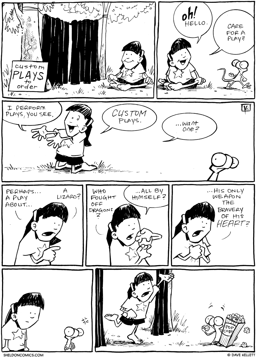 Care for a play? - Sheldon® Comic Strip