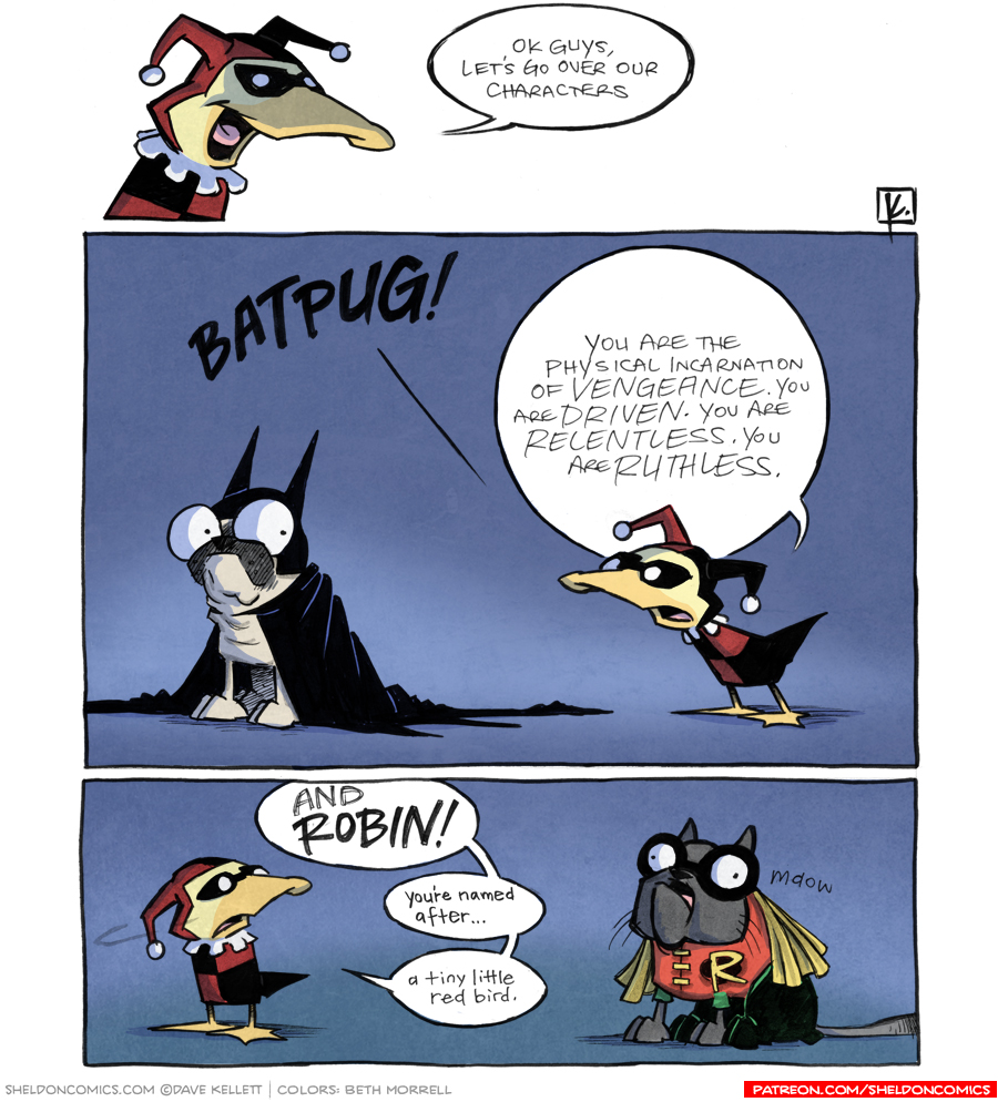 Let's go over our... - Sheldon® Comic Strip