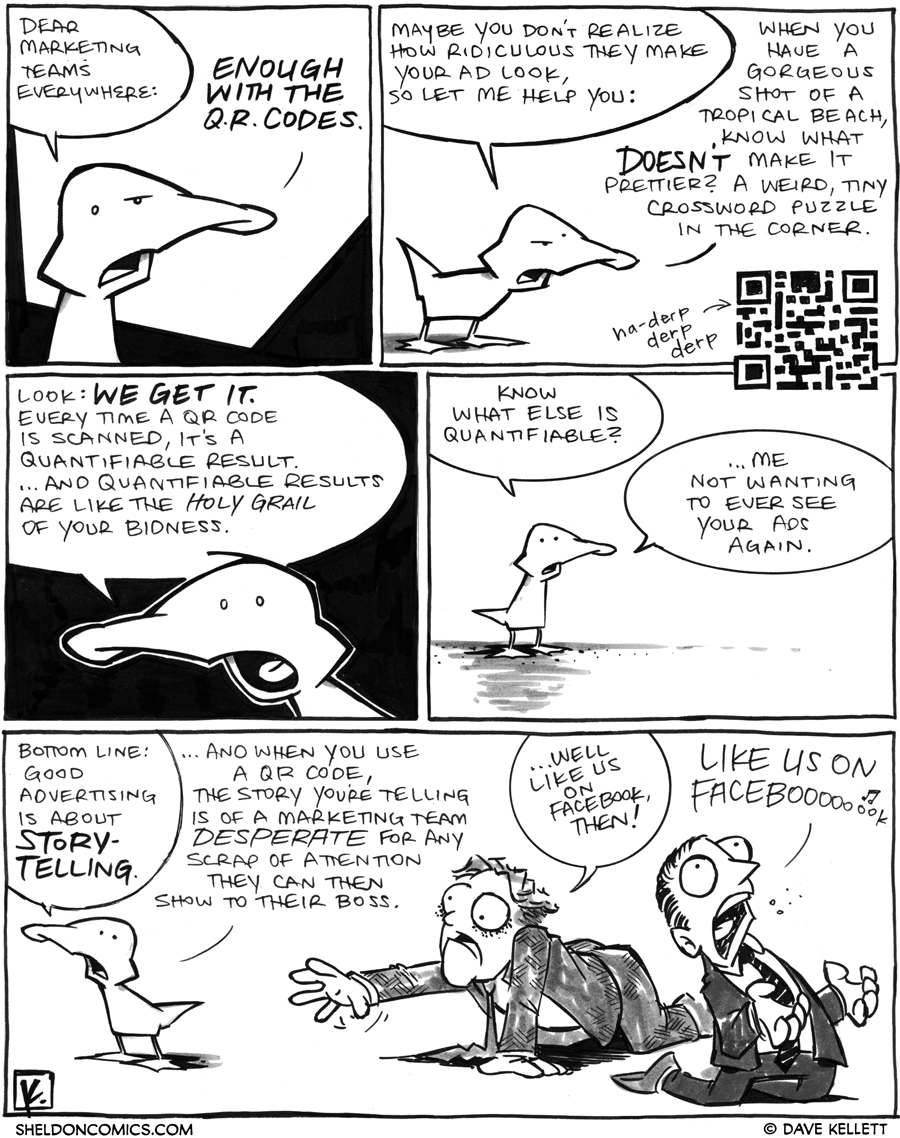 Dear Marking Teams Everywhere... - Sheldon® Comic Strip