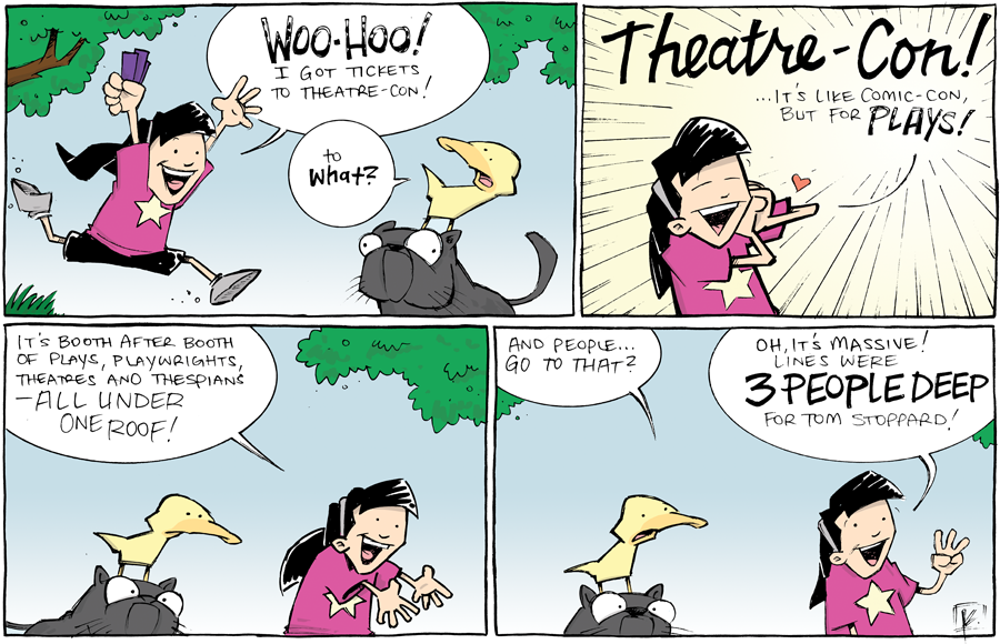Theatre-Con, part 1 - Sheldon® Comic Strip