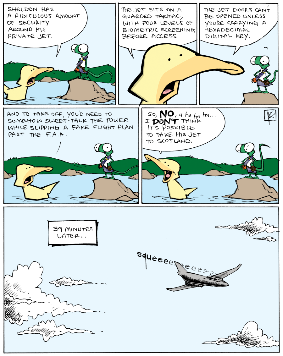 Highland Games Part 4 Sheldon Comic Strip