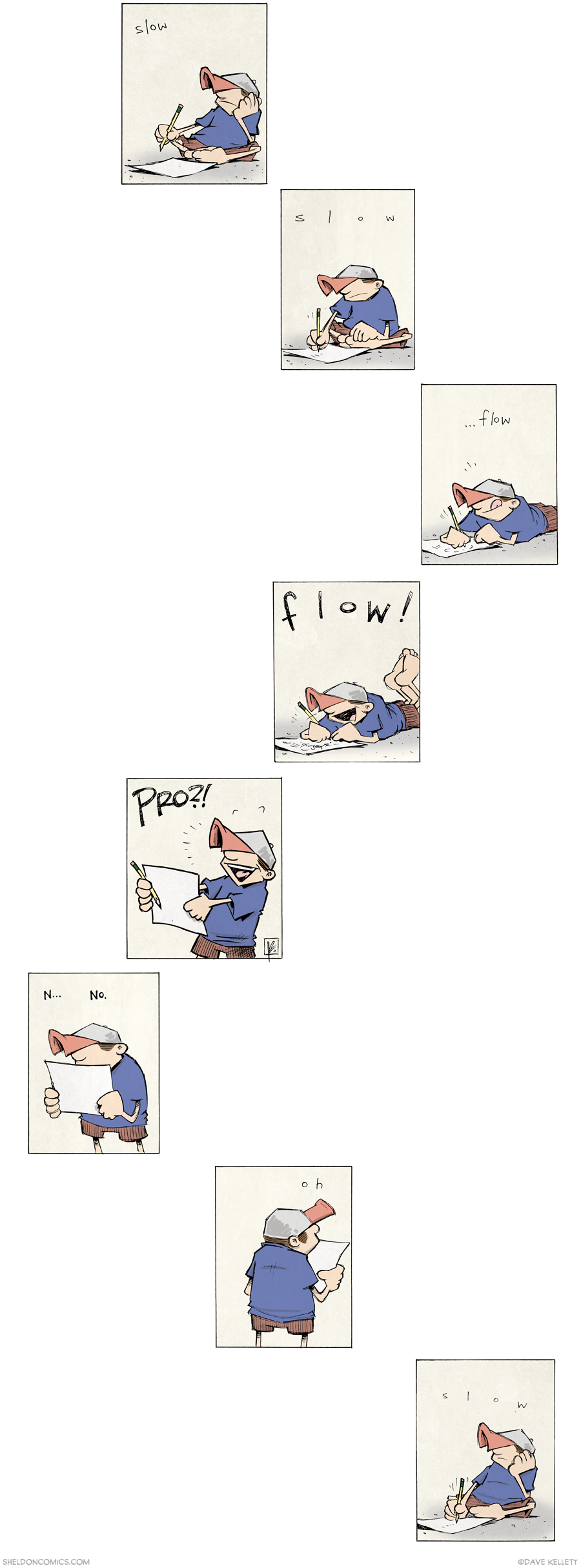 Flow... - Sheldon® Comic Strip