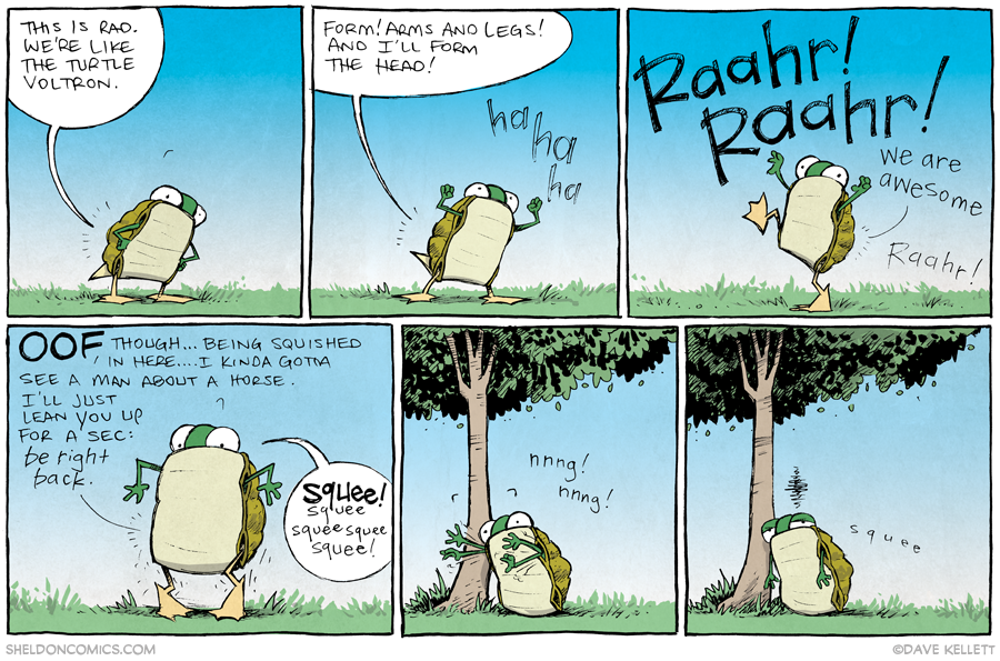 Turtle Power, part 2 - Sheldon® Comic Strip
