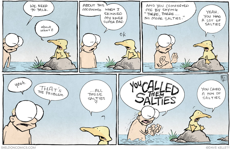 No More Salties - Sheldon® Comic Strip