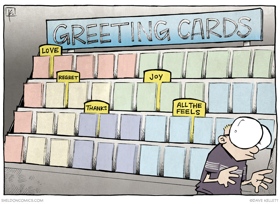 Greeting Cards for the Internet Age - Sheldon® Comic Strip