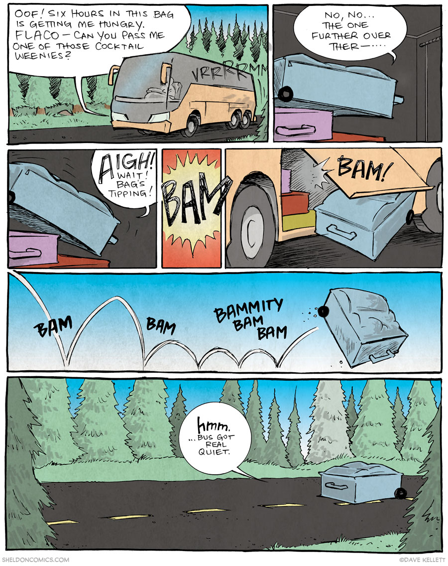 The Cat Came Back, part 3 - Sheldon® Comic Strip