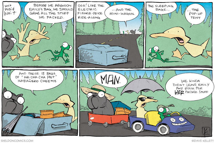 The Cat Came Back, part 5 - Sheldon® Comic Strip