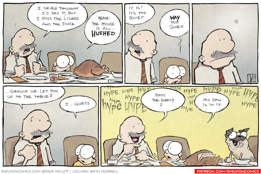 The Cat Came Back, part 6 - Sheldon® Comic Strip