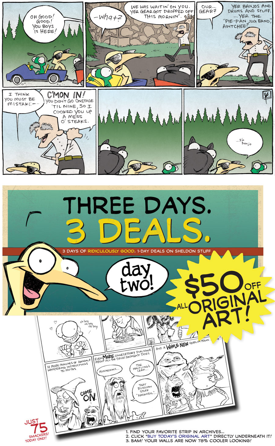 The Cat Came Back, part 9 - Sheldon® Comic Strip