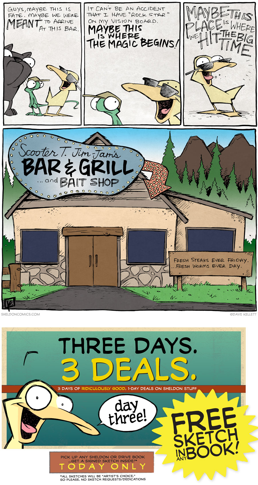 The Cat Came Back, part 10 - Sheldon® Comic Strip