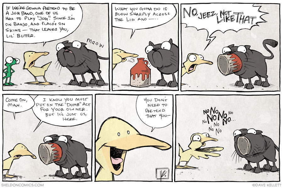 The Cat Came Back, part 11 - Sheldon® Comic Strip