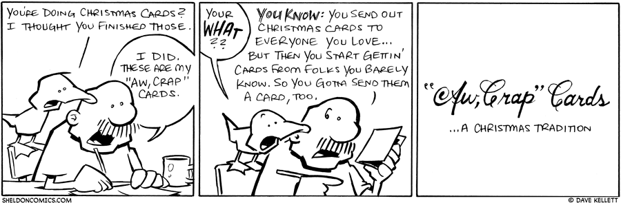 Aw, Crap Cards - Sheldon® Comic Strip