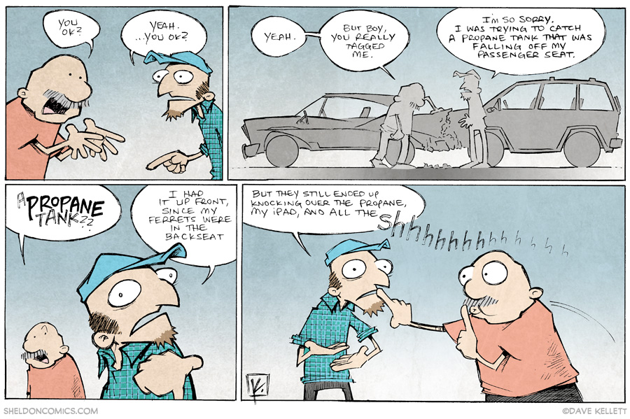 Darwin Awards - Sheldon® Comic Strip