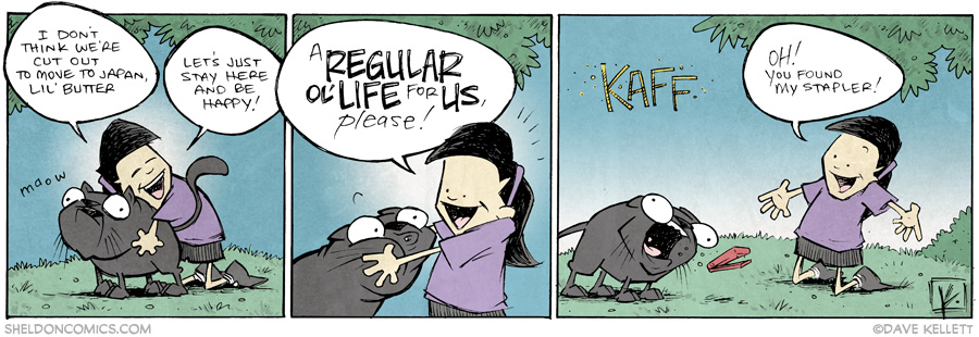 Finders Keepers - Sheldon® Comic Strip