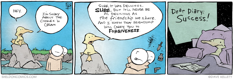 Dear Diary: Success! - Sheldon® Comic Strip