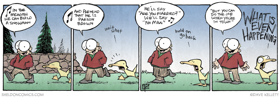 Winter Wonderland - Sheldon® Comic Strip