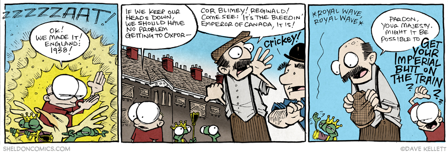 Royal Greetings - Sheldon® Comic Strip