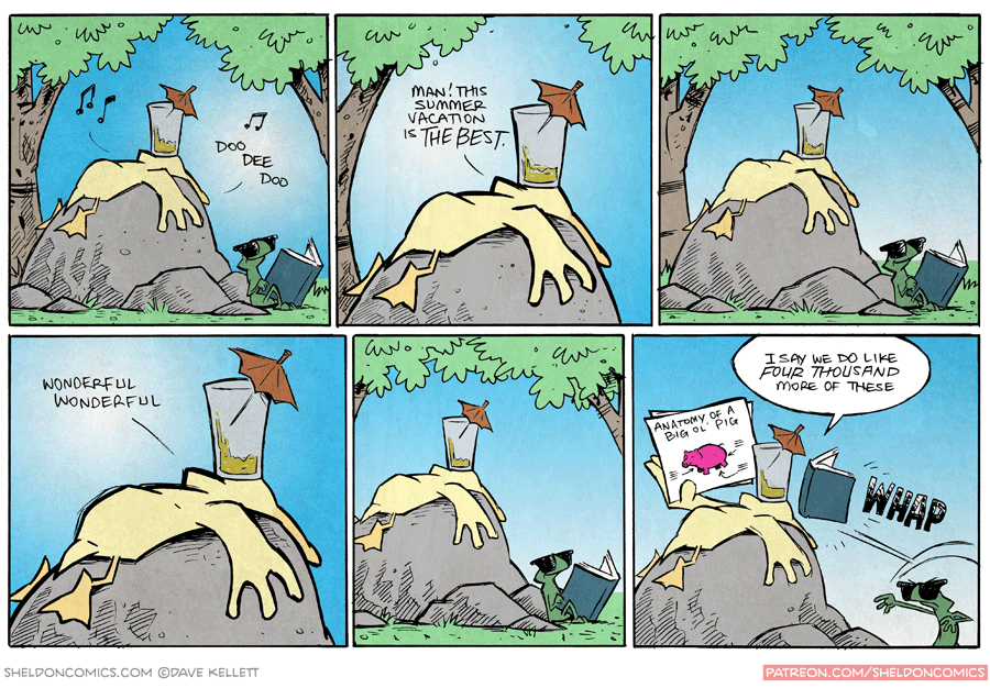 Summer Break - Sheldon® Comic Strip