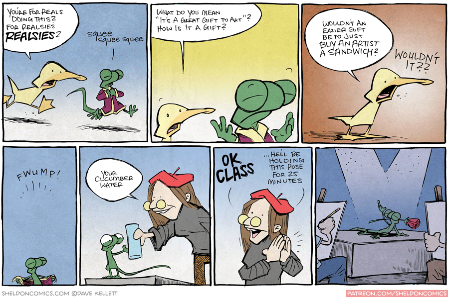 Art Modelling, Part 1 - Sheldon® Comic Strip