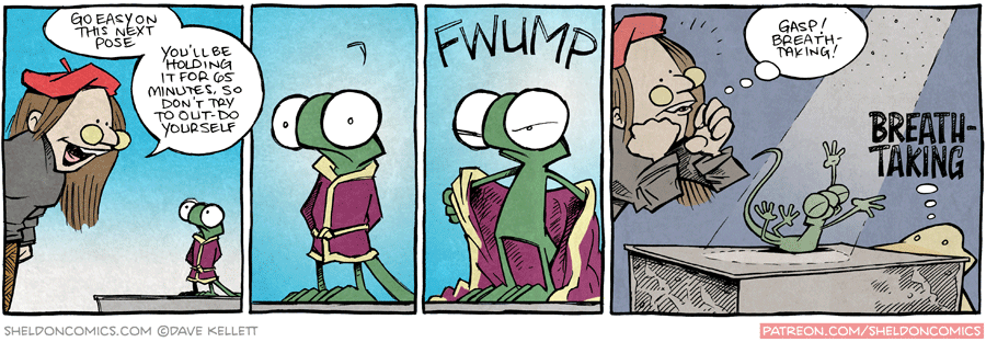 BREATHTAKING - Sheldon® Comic Strip