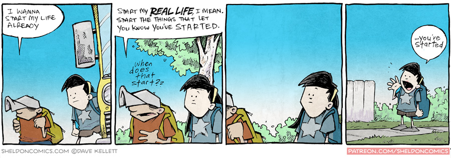 Starting - Sheldon® Comic Strip