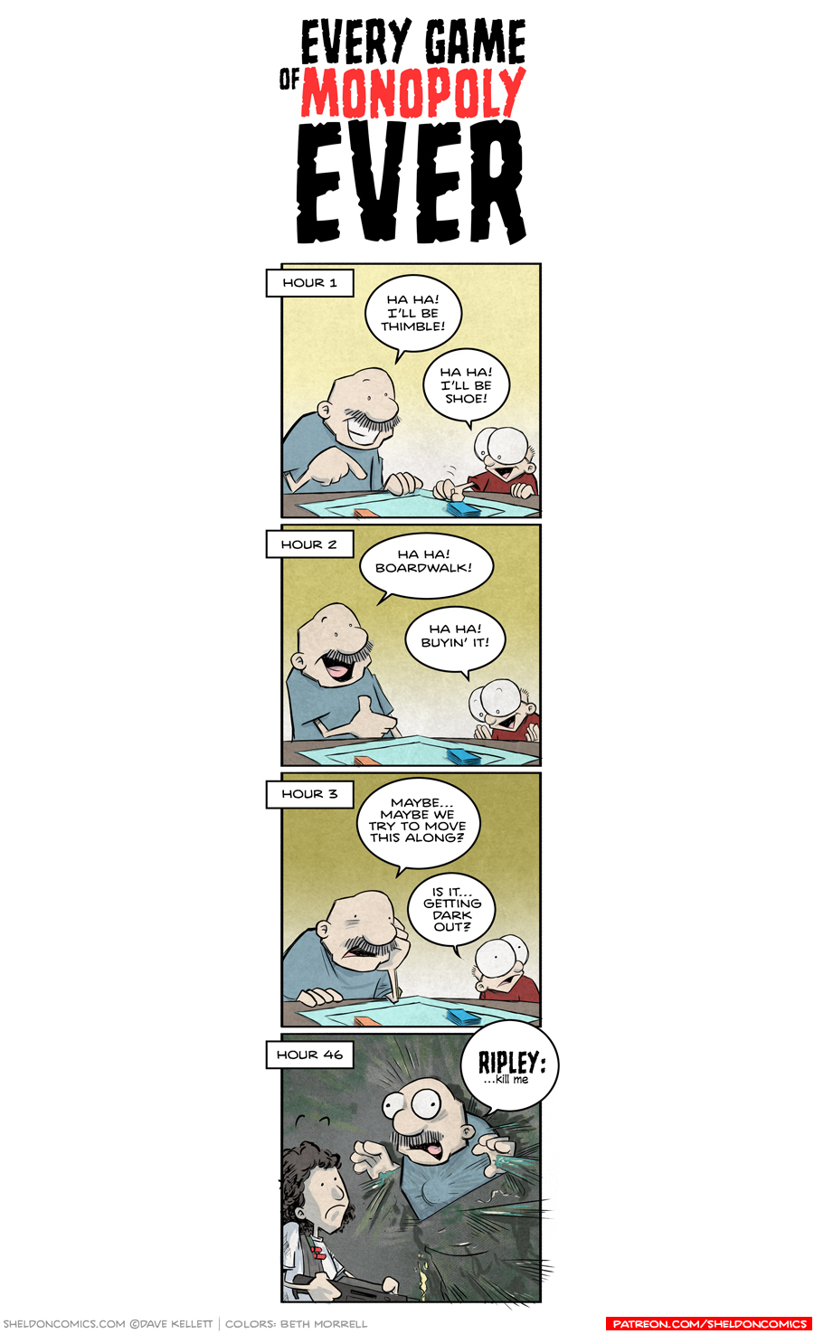 Monopoly - Sheldon® Comic Strip
