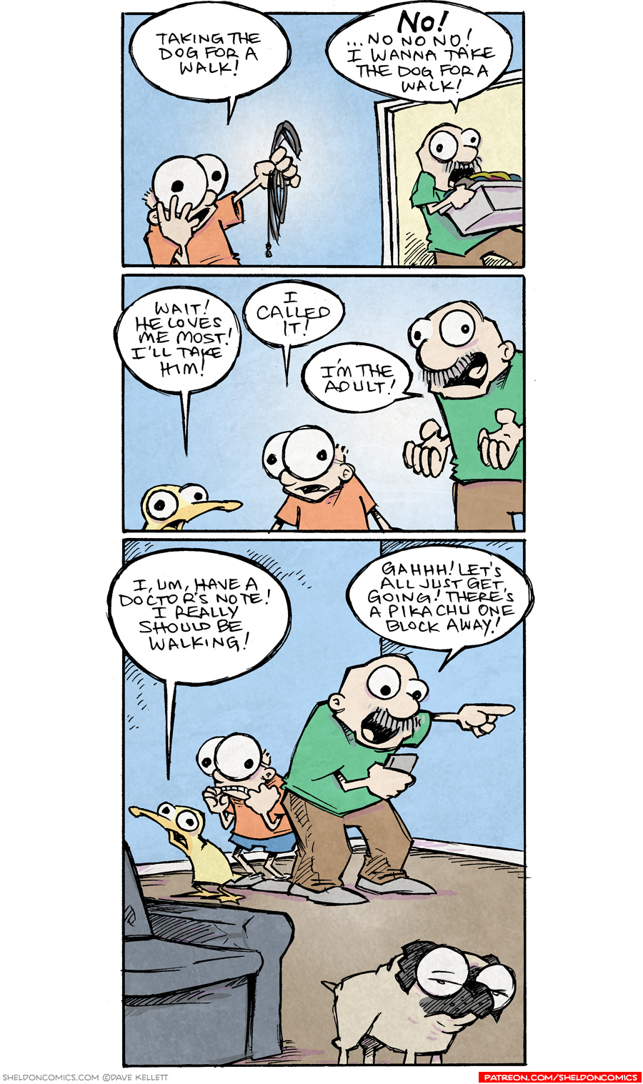 THE DOG LOVES ME MOST - Sheldon® Comic Strip