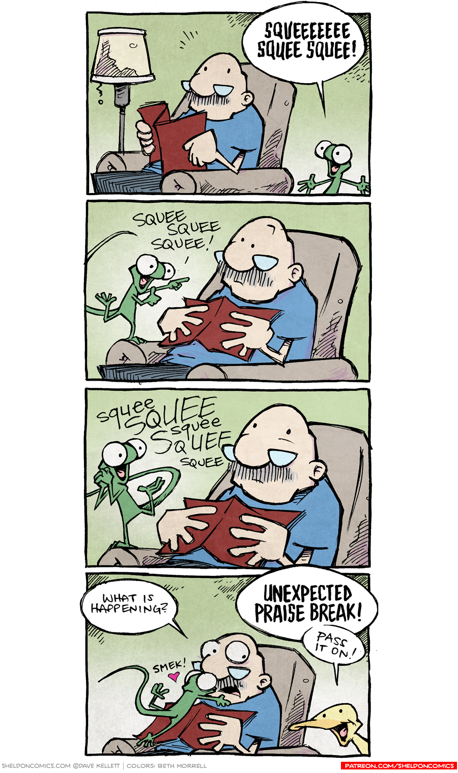 Squee Squee Squee - Sheldon® Comic Strip