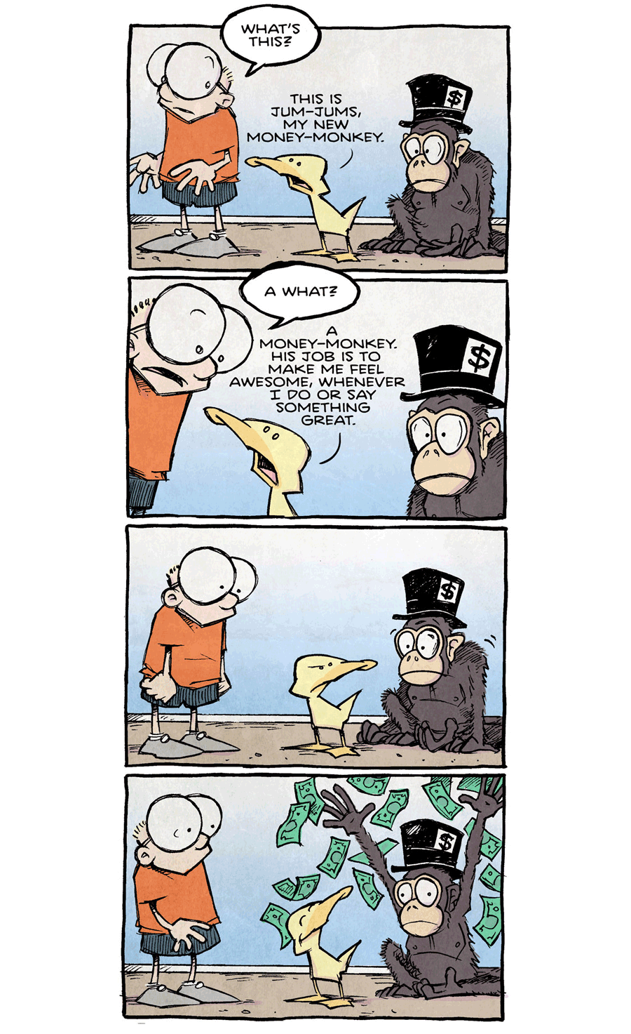 Money Monkey - Sheldon® Comic Strip