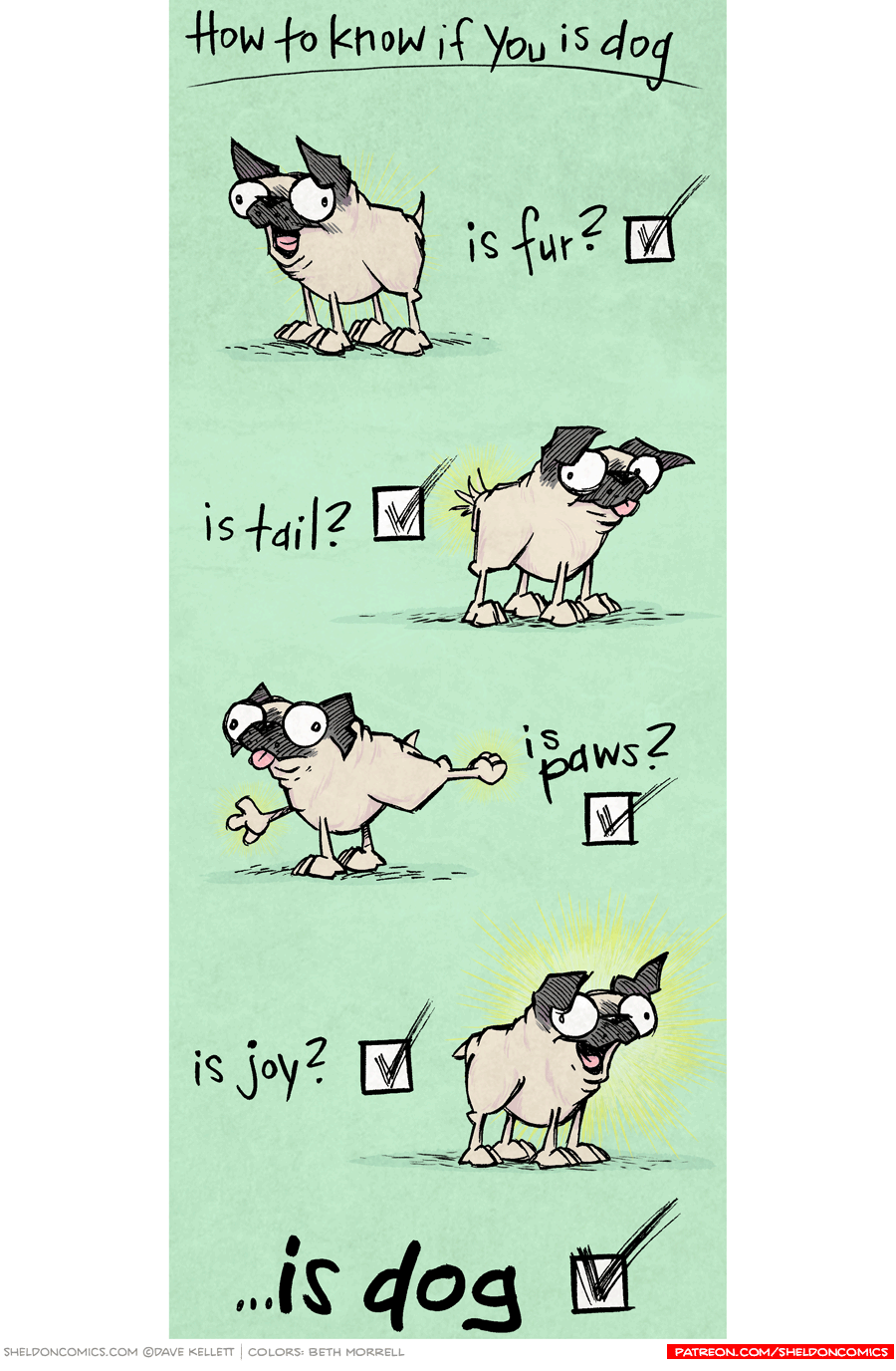Is Dog? - Sheldon® Comic Strip