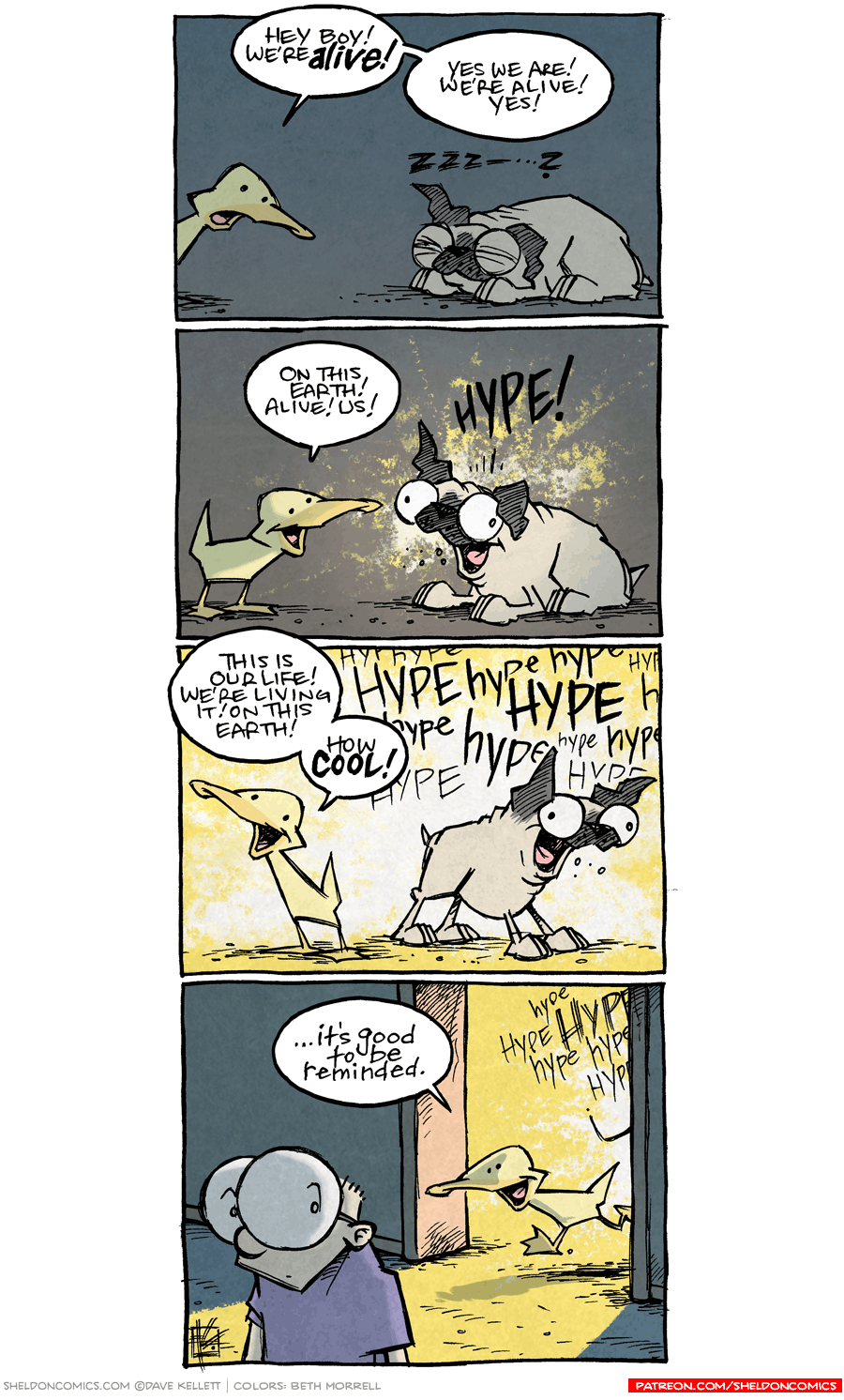 Hey! We're Alive! - Sheldon® Comic Strip