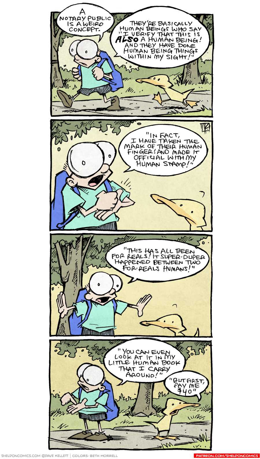 Notary Public - Sheldon® Comic Strip