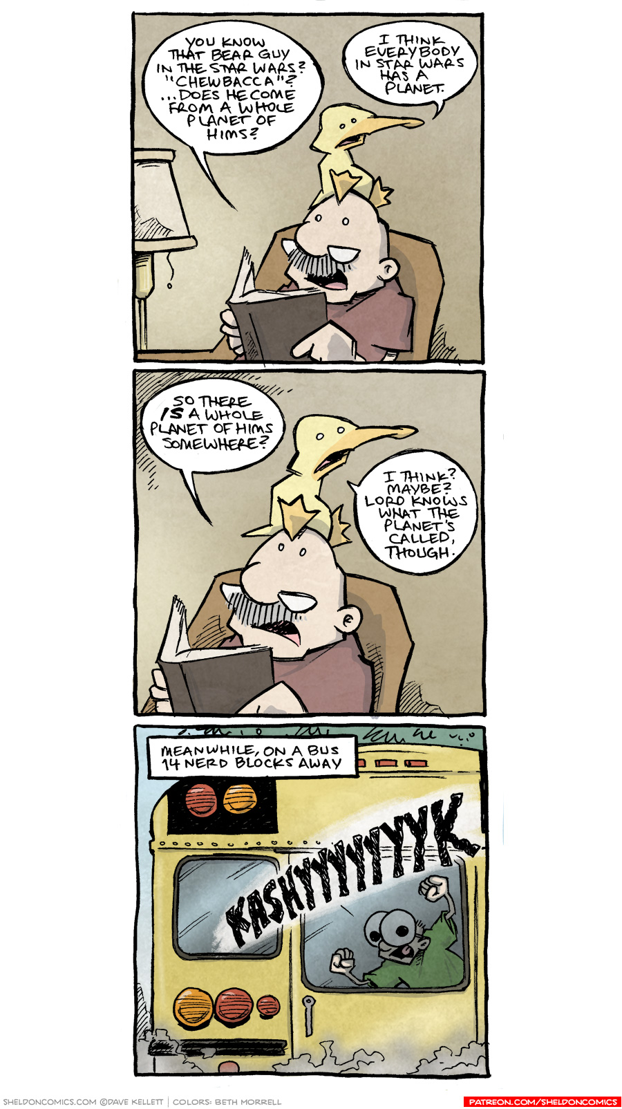 You know that Bear Guy? - Sheldon® Comic Strip