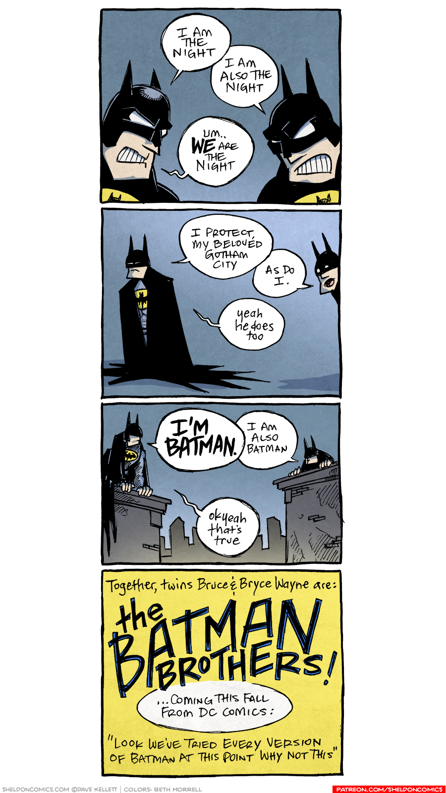 Batman Brothers - Sheldon® Comic Strip