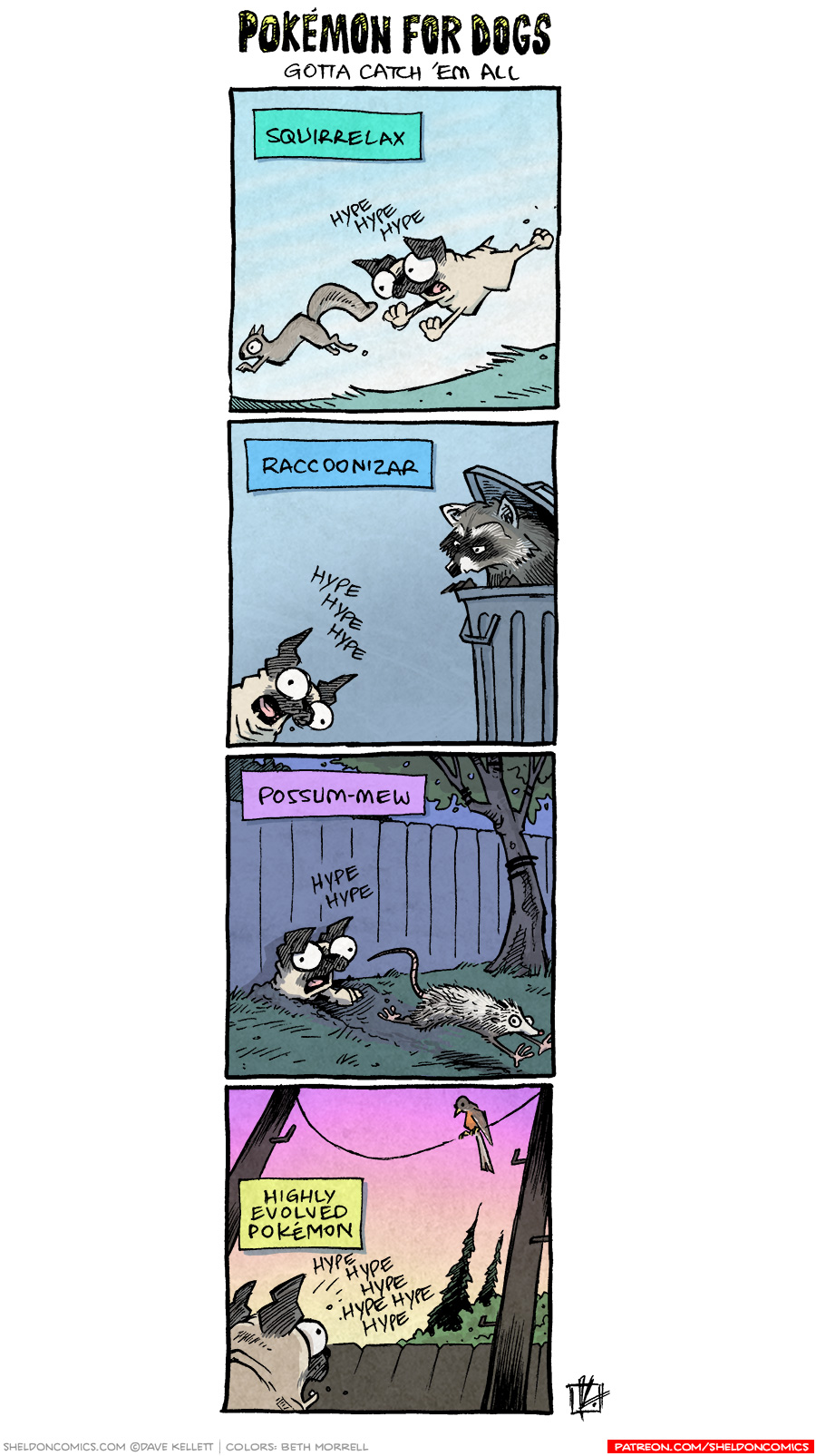 Pokemon for Dogs - Sheldon® Comic Strip