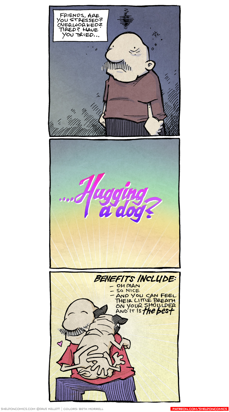 Feeling a little down? - Sheldon® Comic Strip