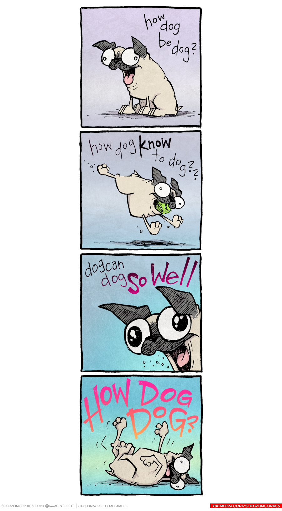 HOW DOG BE DOG?! - Sheldon® Comic Strip