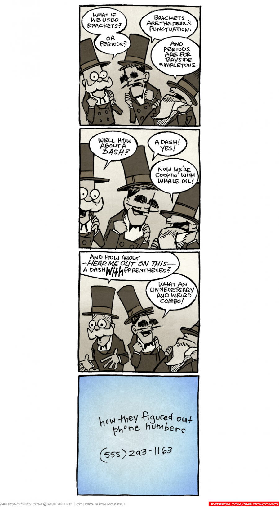 What if we used brackets? - Sheldon® Comic Strip