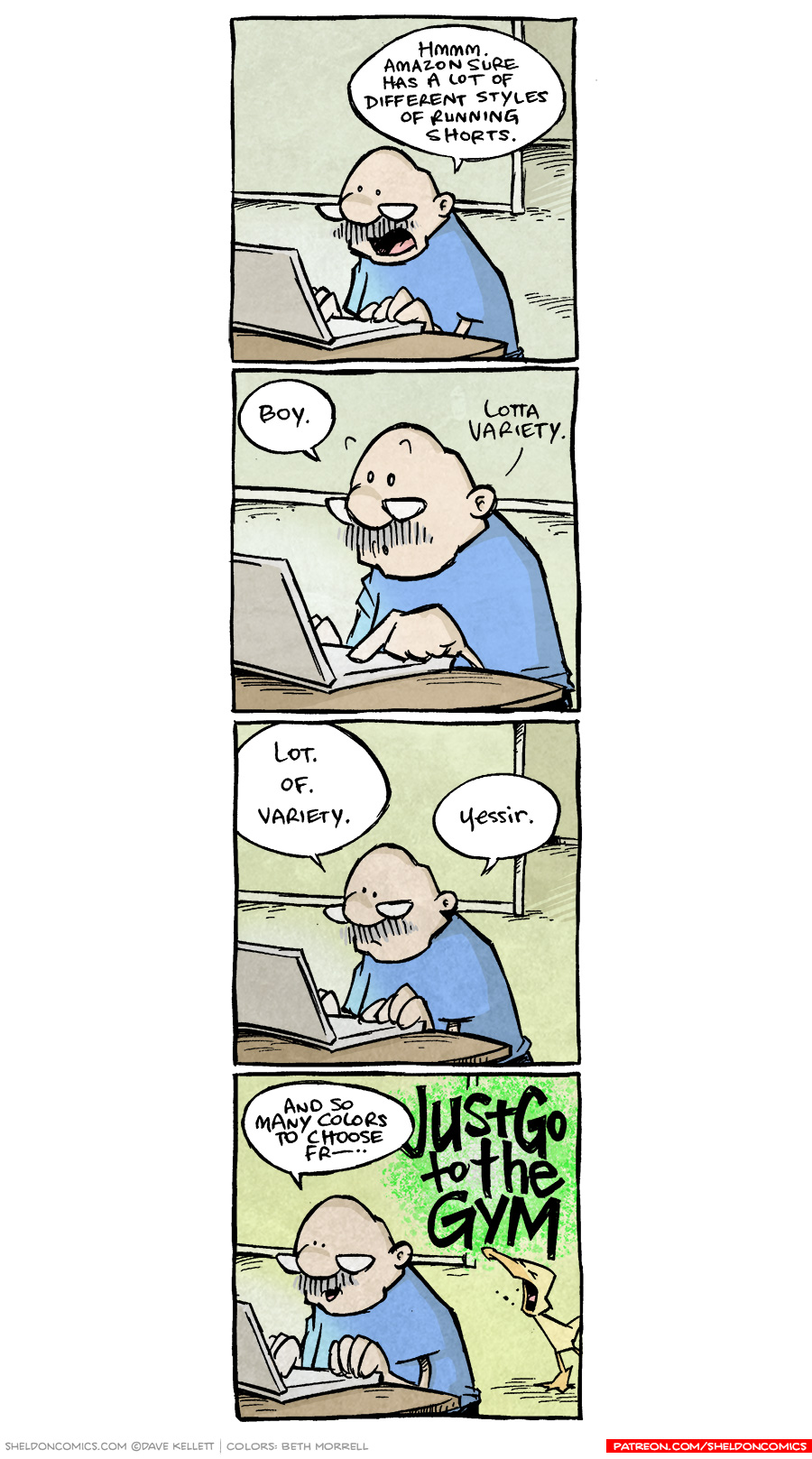 Lot. Of. Variety. - Sheldon® Comic Strip