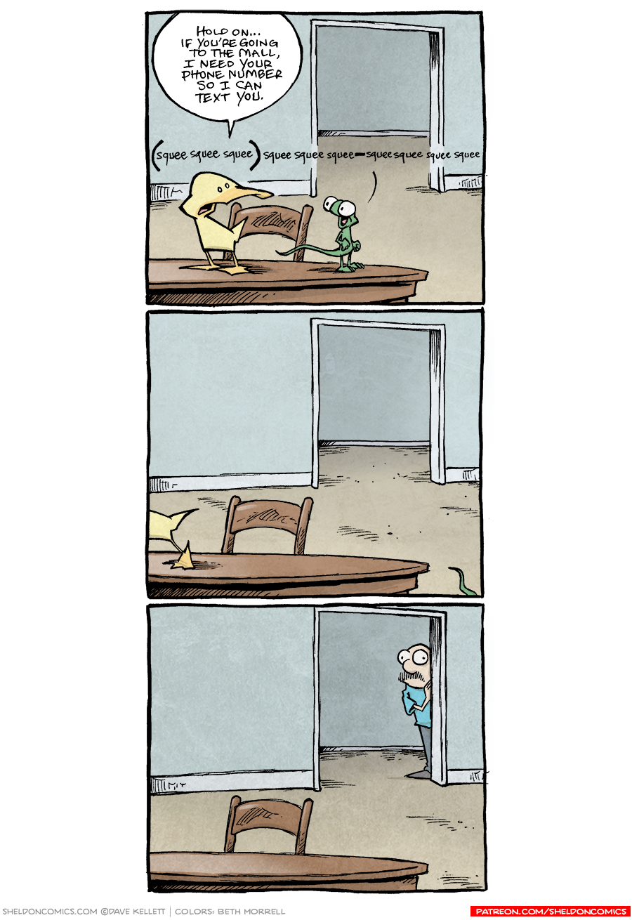 Gimme the Digits - Sheldon® Comic Strip