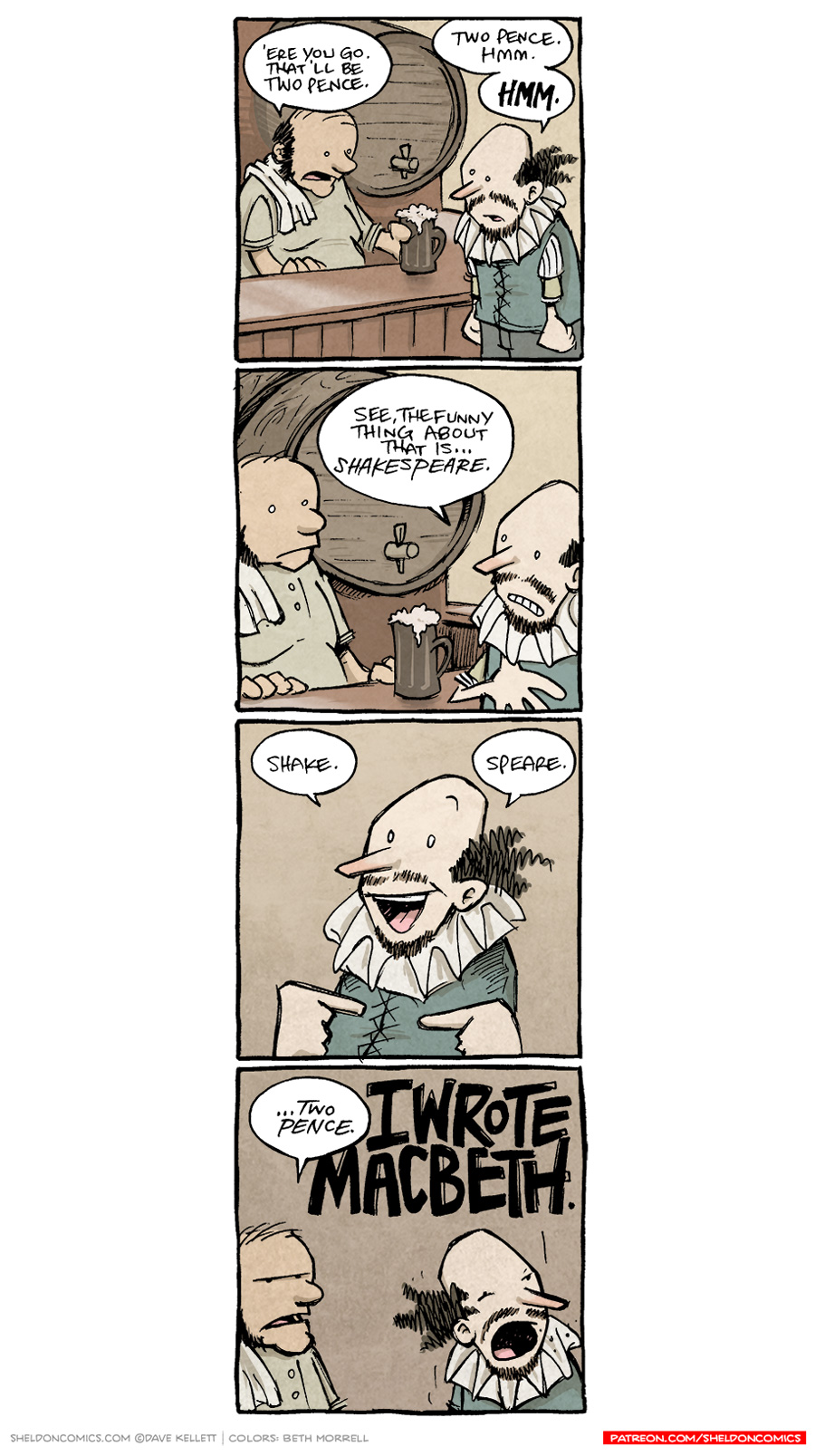 Funny thing about that... - Sheldon® Comic Strip
