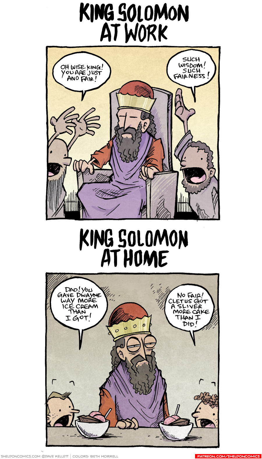 King Solomon - Sheldon® Comic Strip
