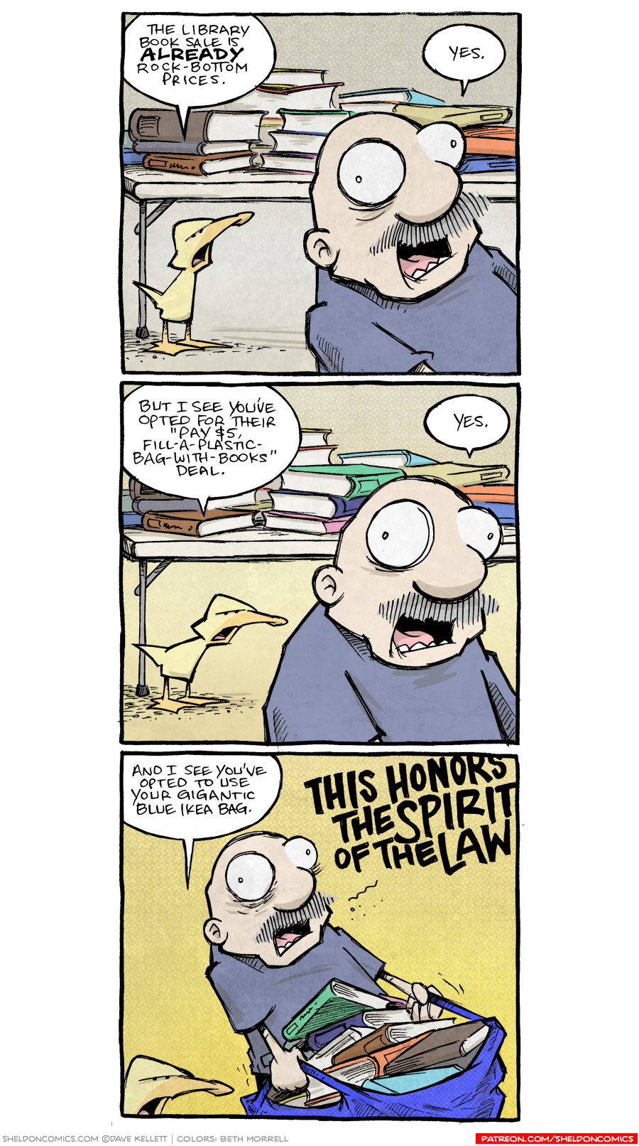 Library Book Sale Part 2 - Sheldon® Comic Strip