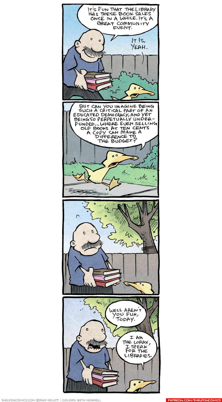 Library Book Sale Part 3 - Sheldon® Comic Strip