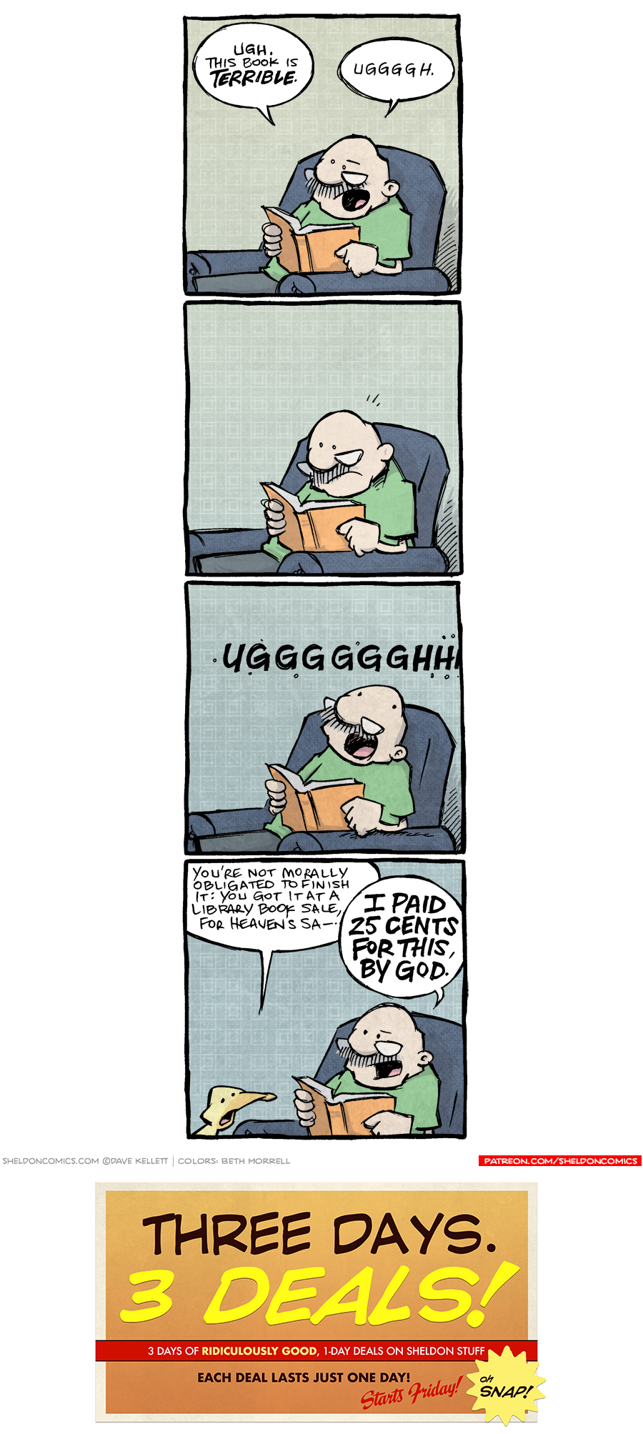 Library Book Sale Part 4 - Sheldon® Comic Strip