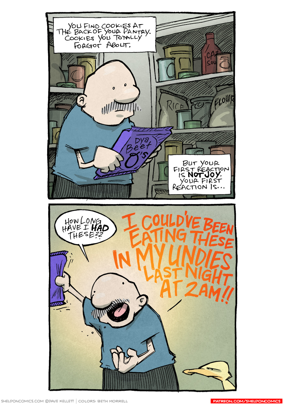 Forgotten Cookies - Sheldon® Comic Strip