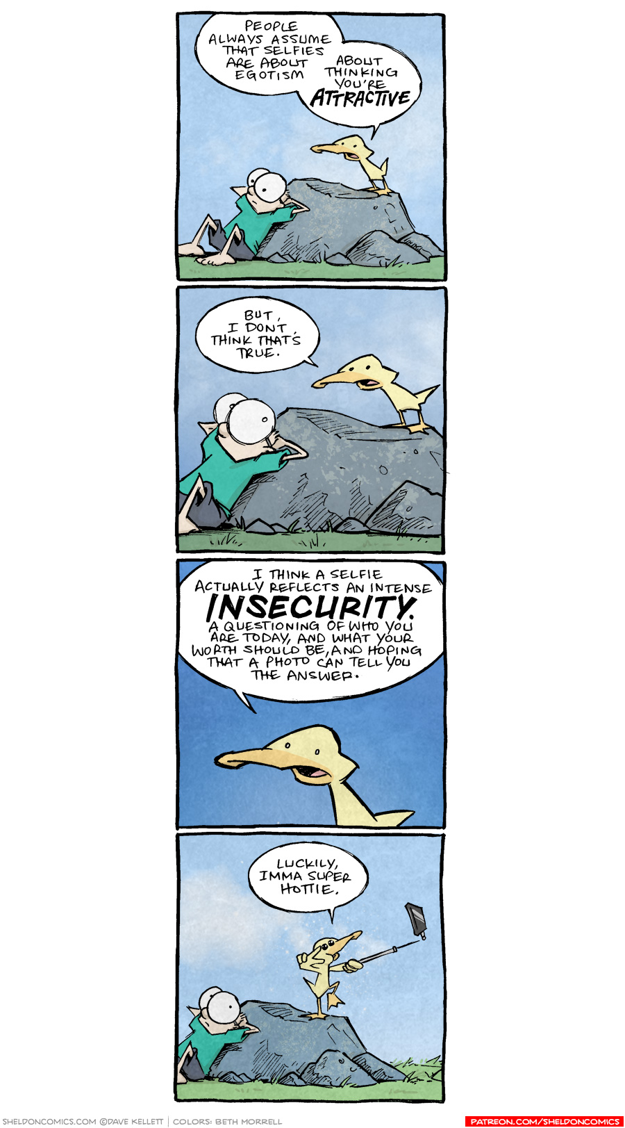 The Oracle of Self-ie - Sheldon® Comic Strip