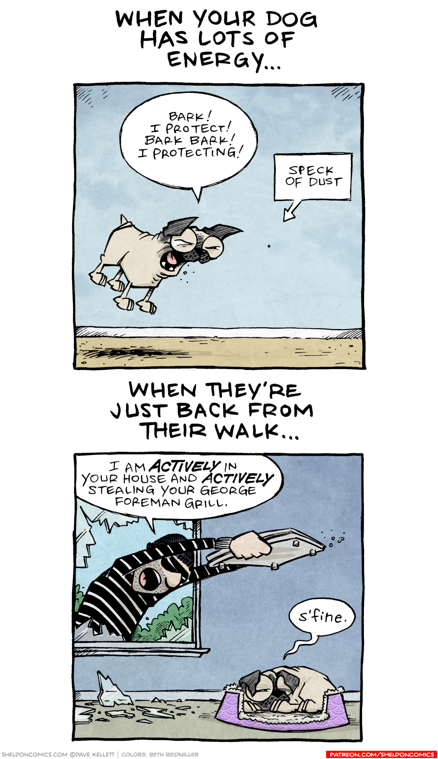 Conservation of Energy - Sheldon® Comic Strip